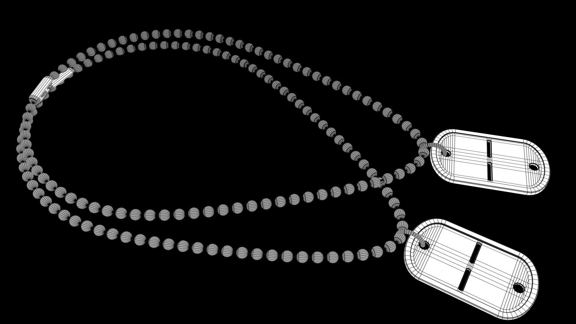 Dog tags 3D model | CGTrader