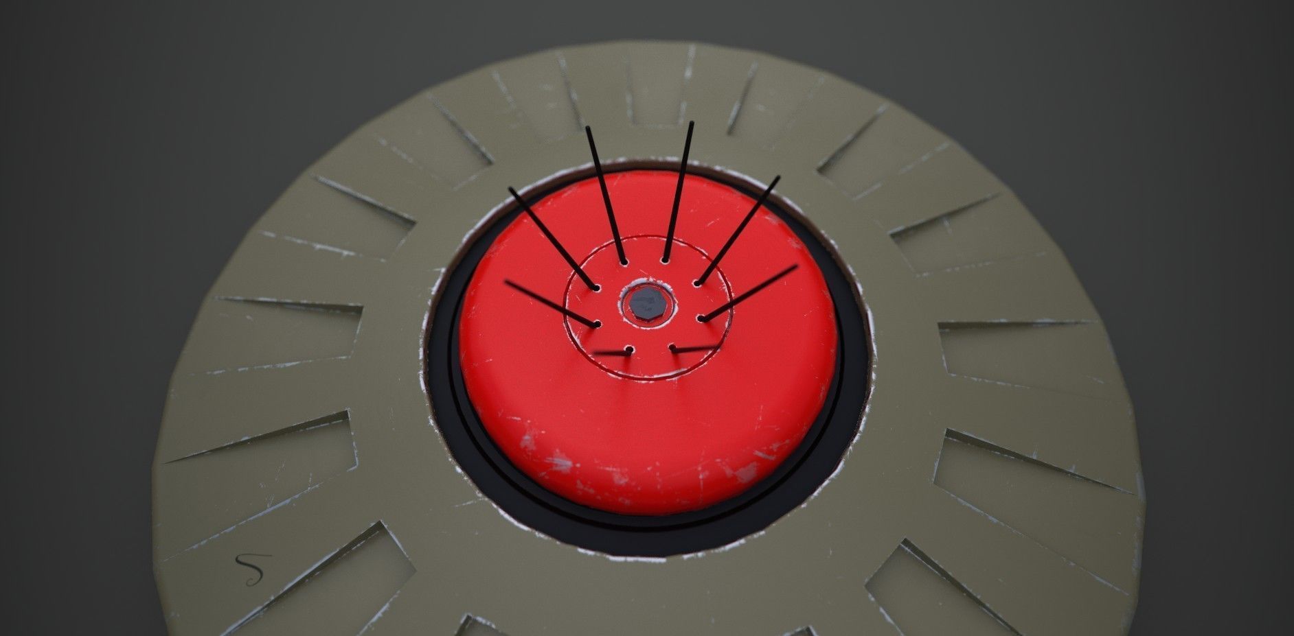 3D model Land Mine VR / AR / low-poly | CGTrader