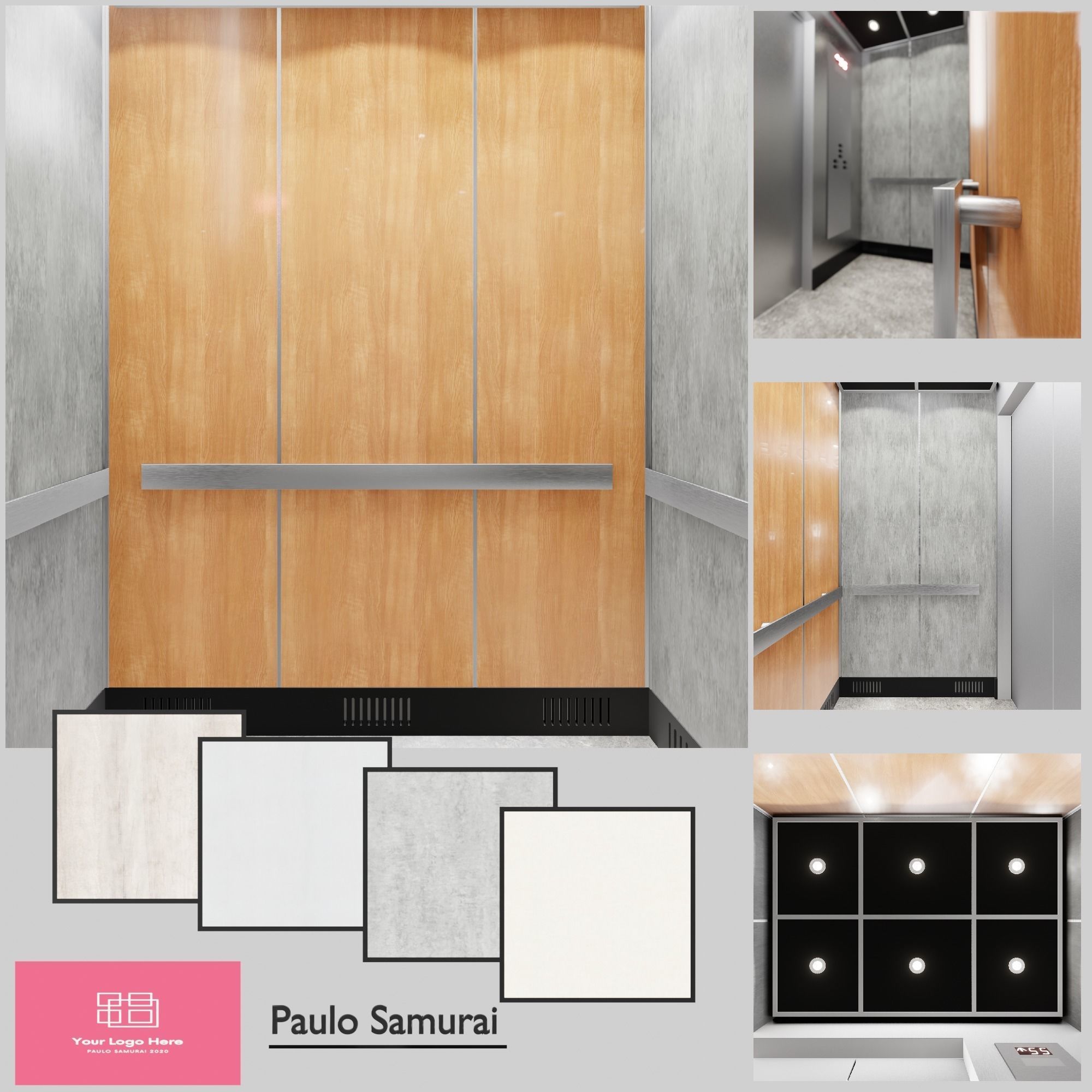 3D model Mockup Elevator - Model 2 VR / AR / low-poly | CGTrader