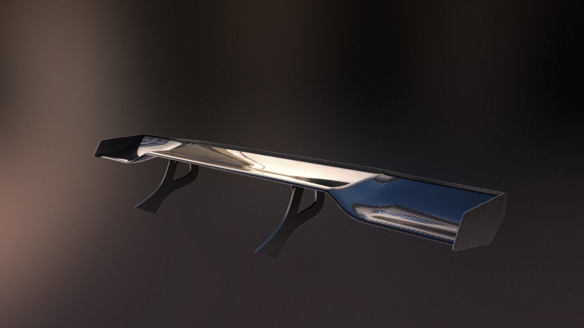 3D model More than 20 semi procedural car wings spoilers VR / AR / low ...