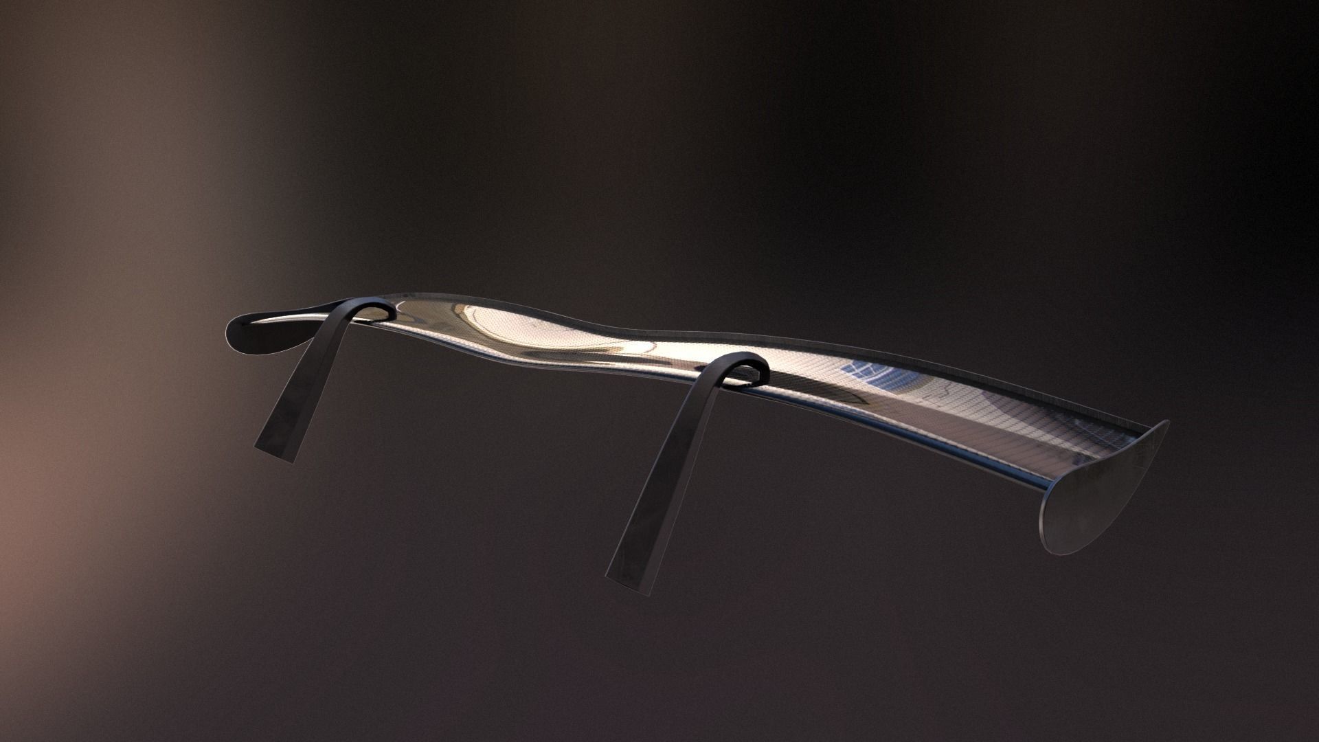 3D model More than 20 semi procedural car wings spoilers VR / AR / low ...