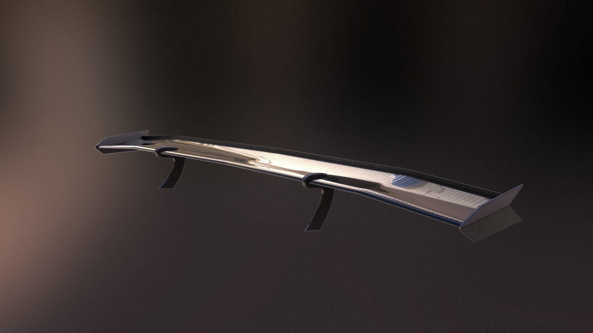 3D model More than 20 semi procedural car wings spoilers VR / AR / low ...