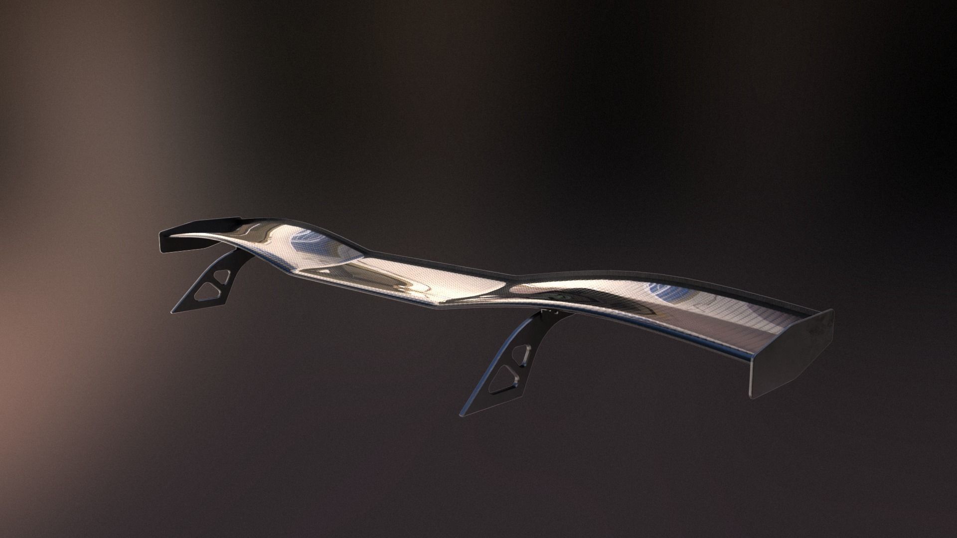 3D model More than 20 semi procedural car wings spoilers VR / AR / low ...