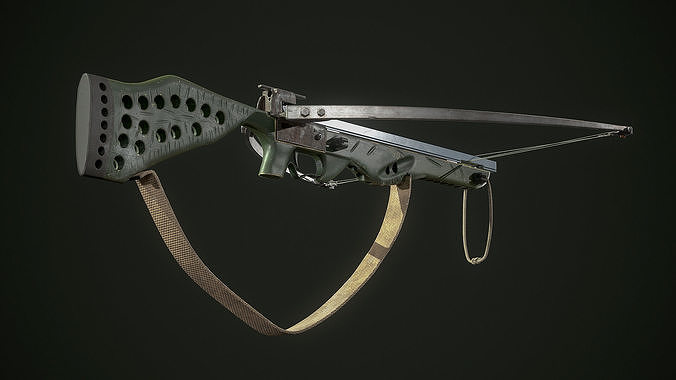 3D model Custom Crossbow VR / AR / low-poly | CGTrader