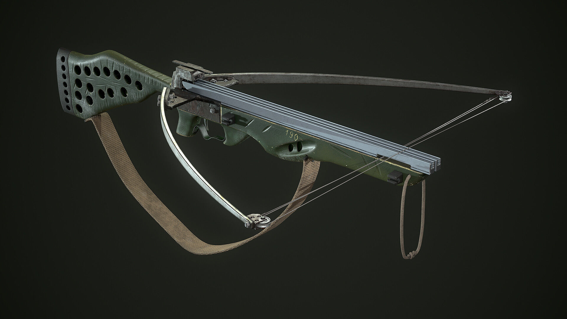 3D model Custom Crossbow VR / AR / low-poly | CGTrader