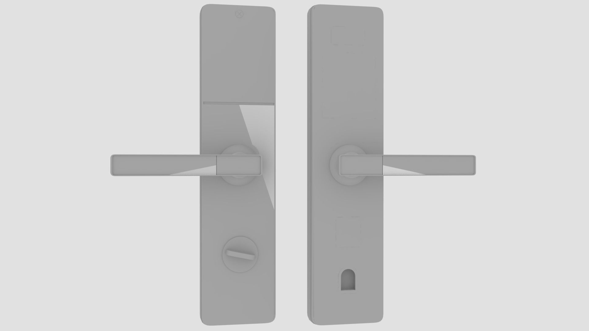 Digital door lock free 3D model | CGTrader