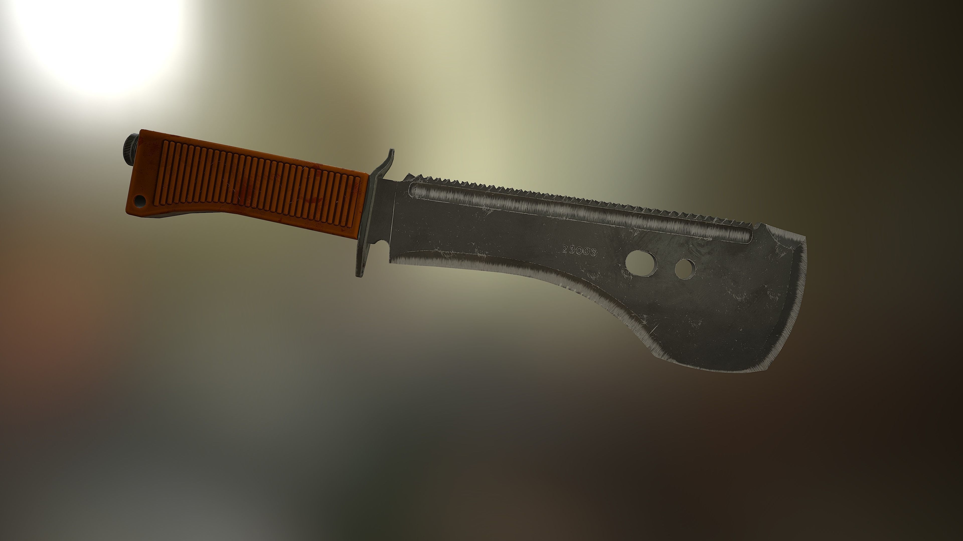 3D model Russian machete UVSR Taiga VR / AR / low-poly | CGTrader