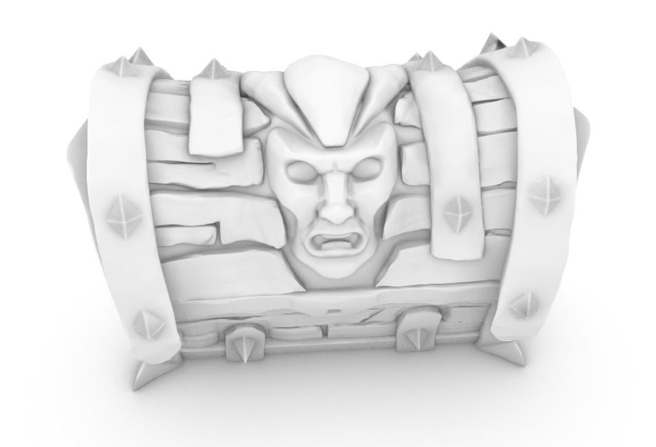Sea of Thieves Chest of Rage 3D model 3D printable | CGTrader