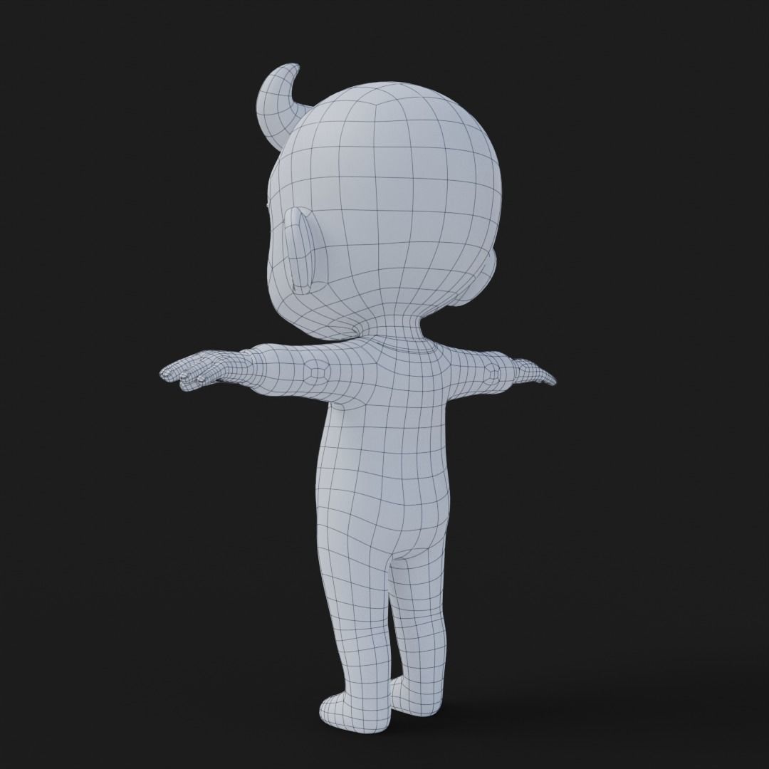 3D model Baibol Baby VR / AR / low-poly | CGTrader