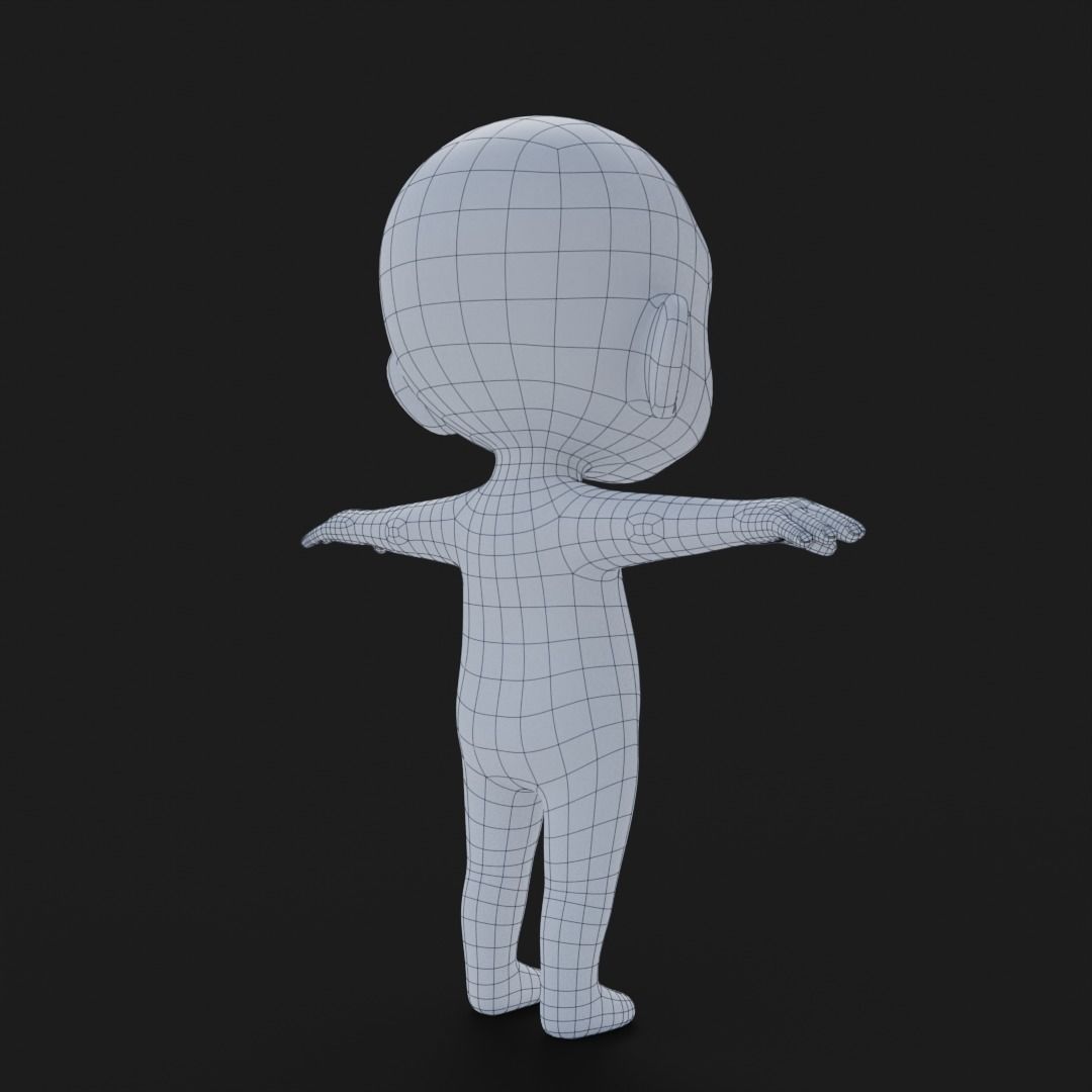 3D model Baibol Baby VR / AR / low-poly | CGTrader
