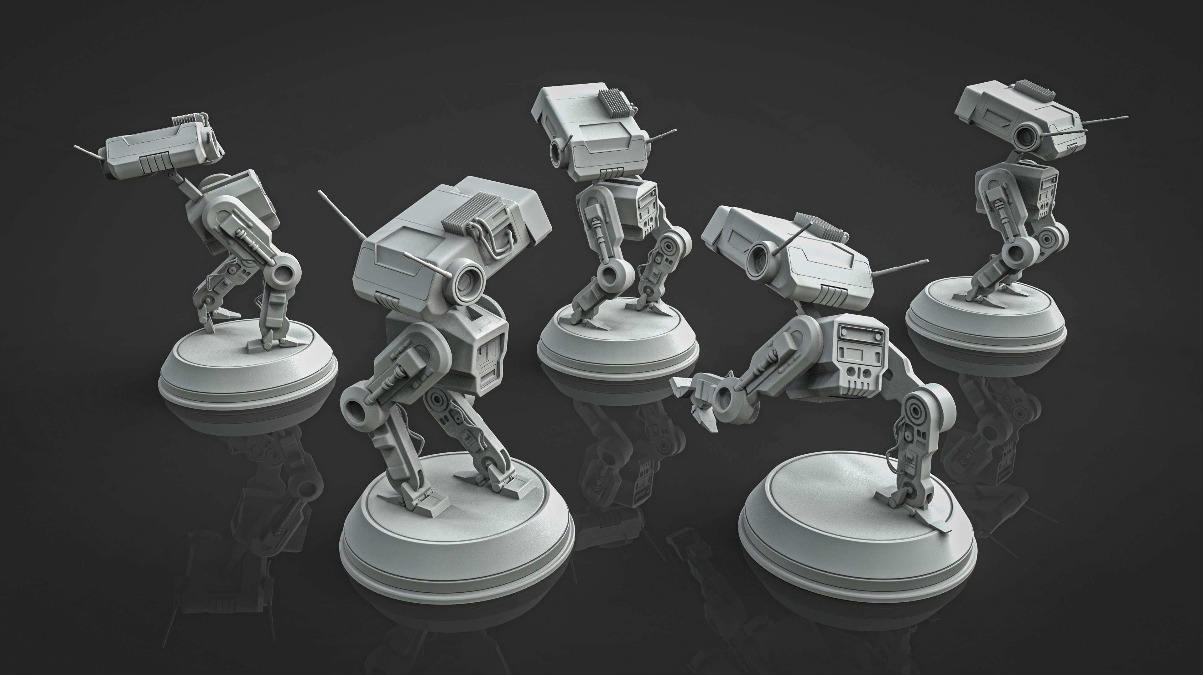 BD-1 Robot 3D Print Model 3D model 3D printable | CGTrader