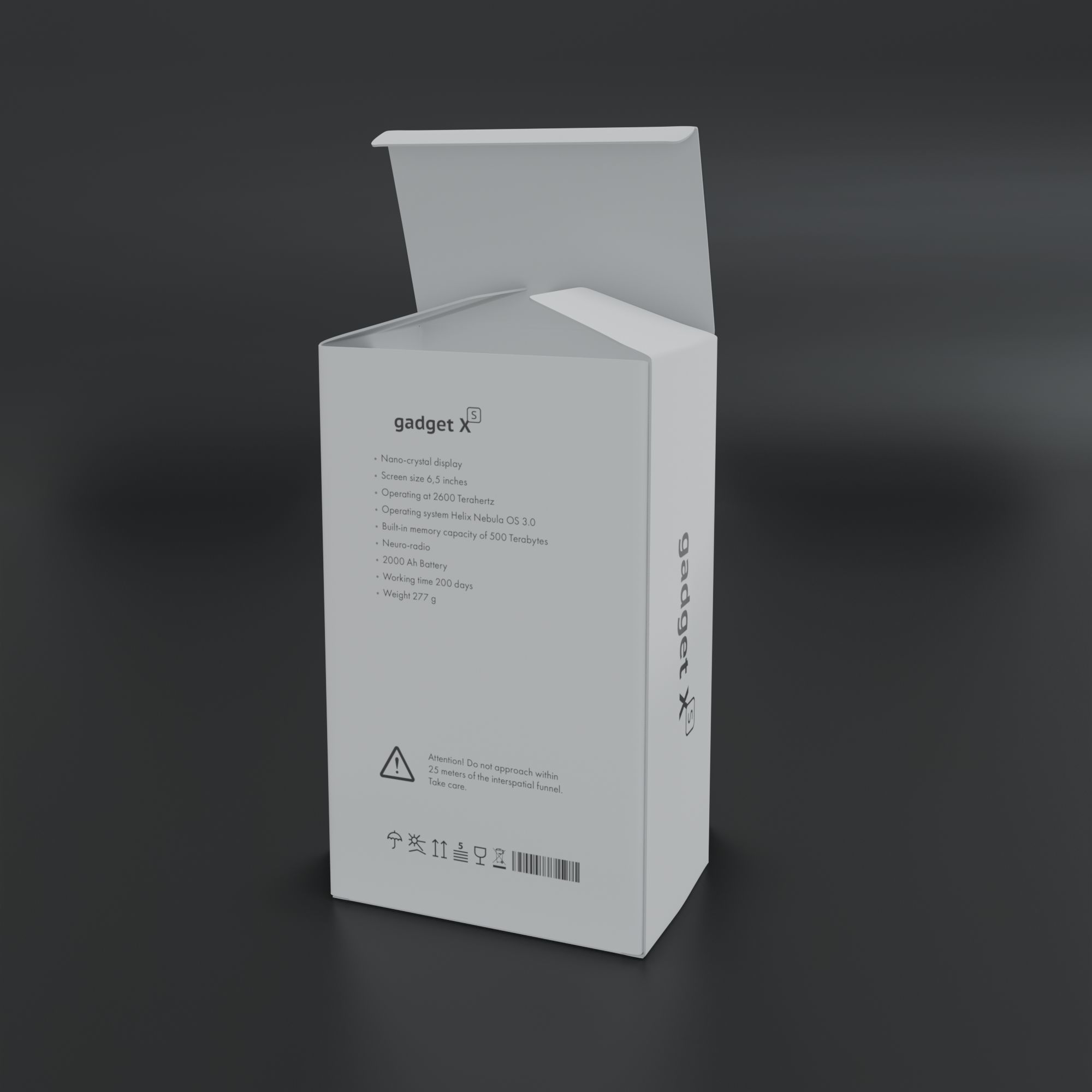 Paper box product packaging 3D model | CGTrader