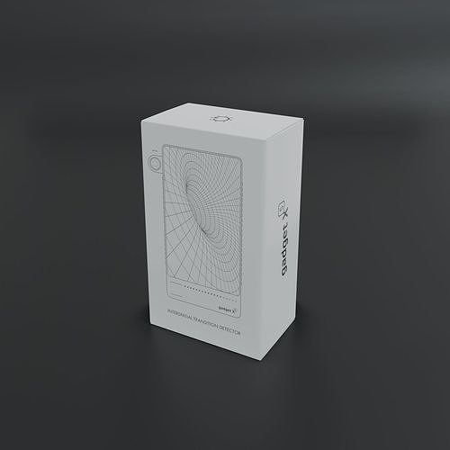 Paper box product packaging 3D model | CGTrader