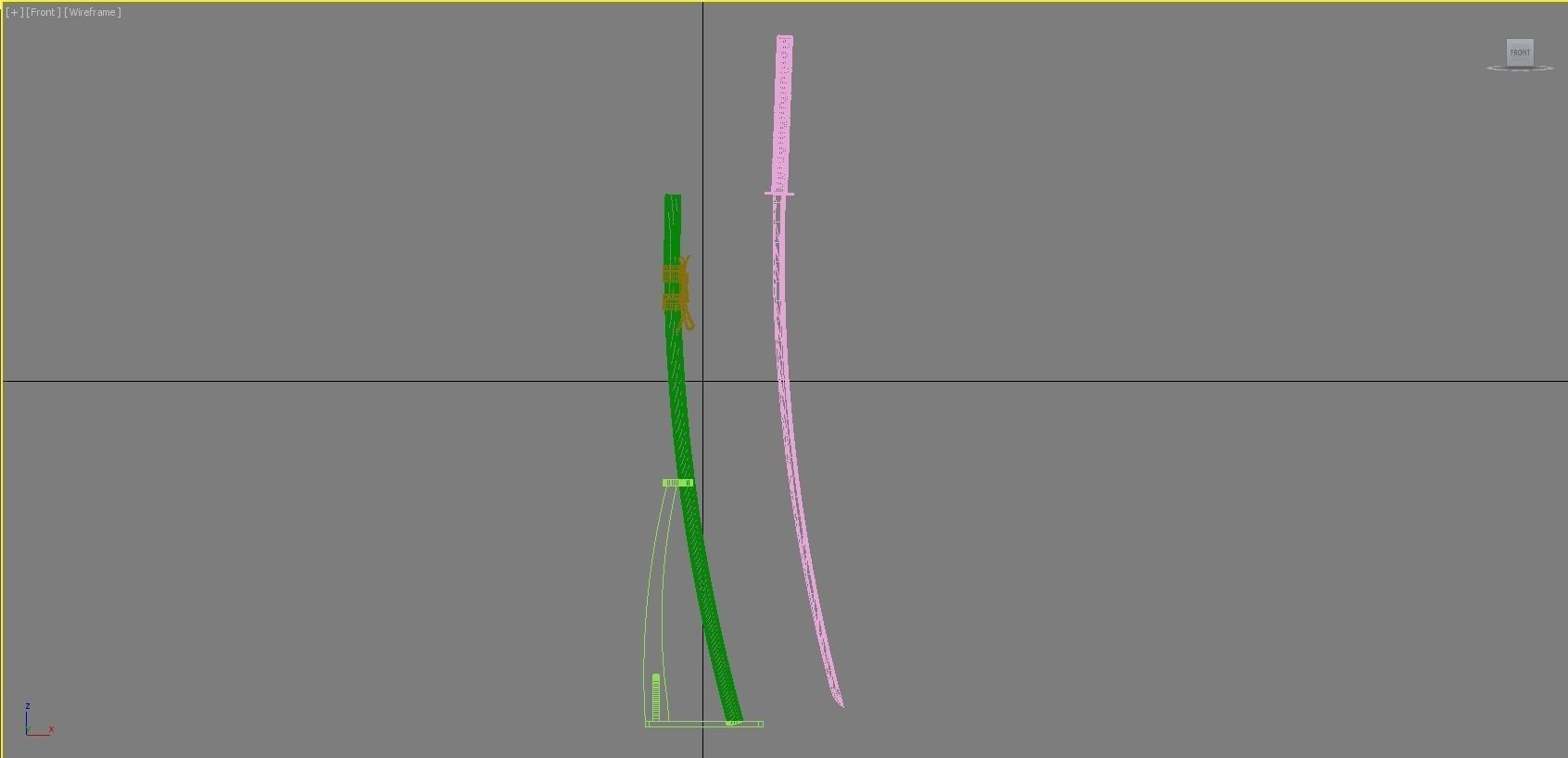 3D model Nodachi With Sheath And Stand VR / AR / low-poly | CGTrader