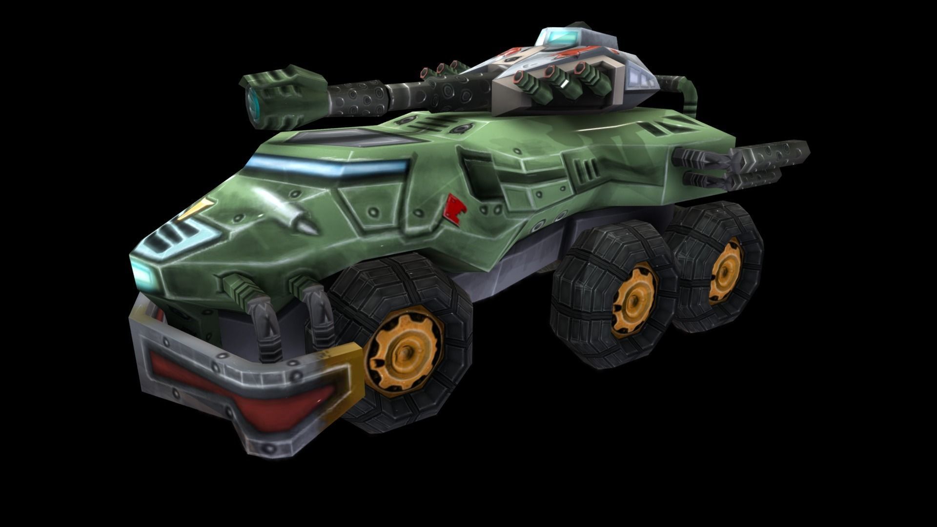 3D model Tank Boss AT VR / AR / low-poly | CGTrader