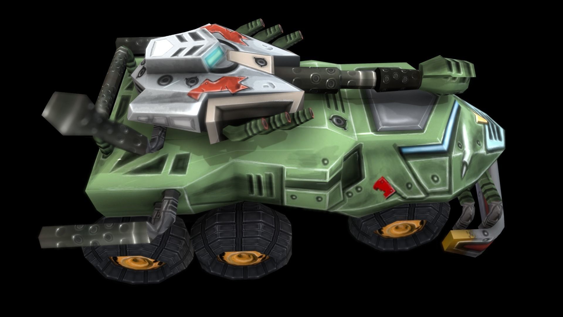 3D model Tank Boss AT VR / AR / low-poly | CGTrader