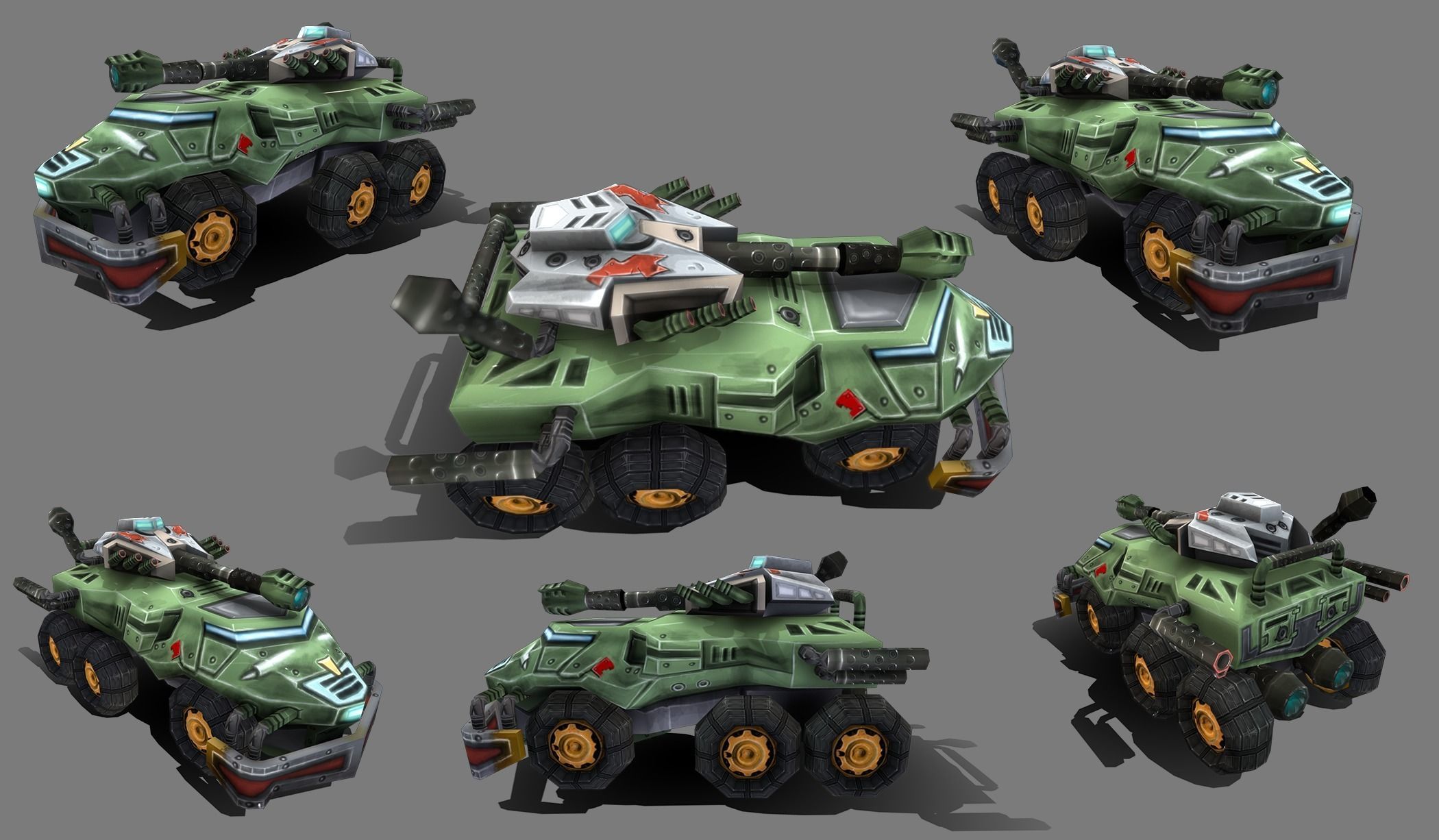3D model Tank Boss AT VR / AR / low-poly | CGTrader