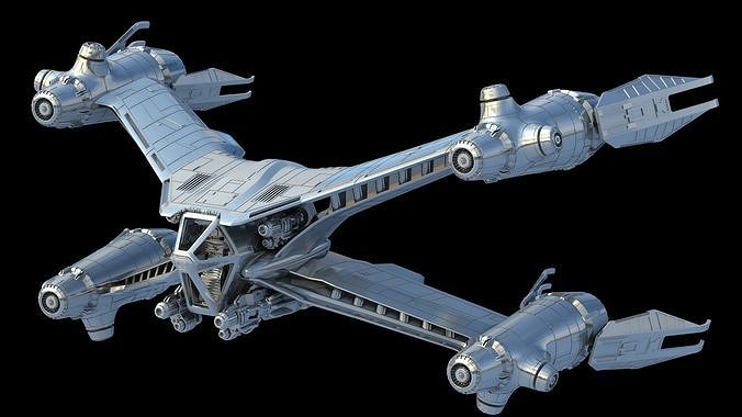 Babylon 5 StarFury Starfighter 3D STL Printable Files 3D model 3D ...