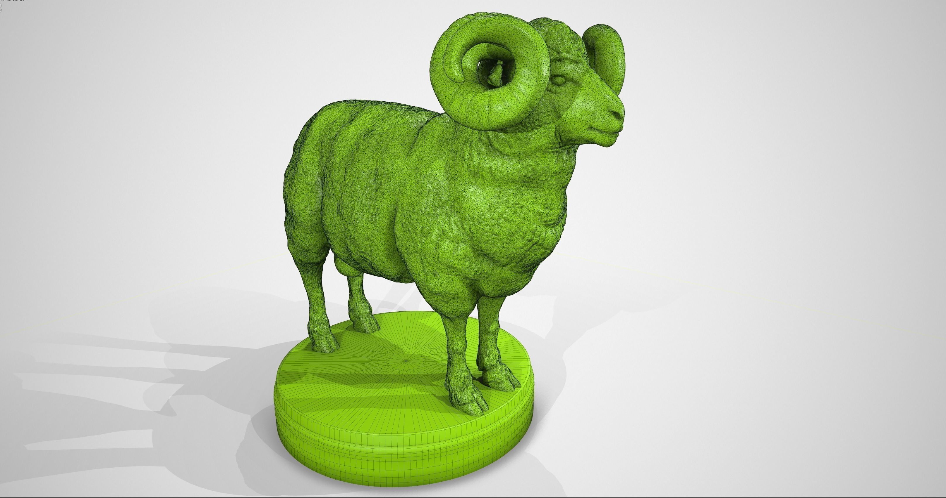 Ram with platform 3D model 3D printable | CGTrader