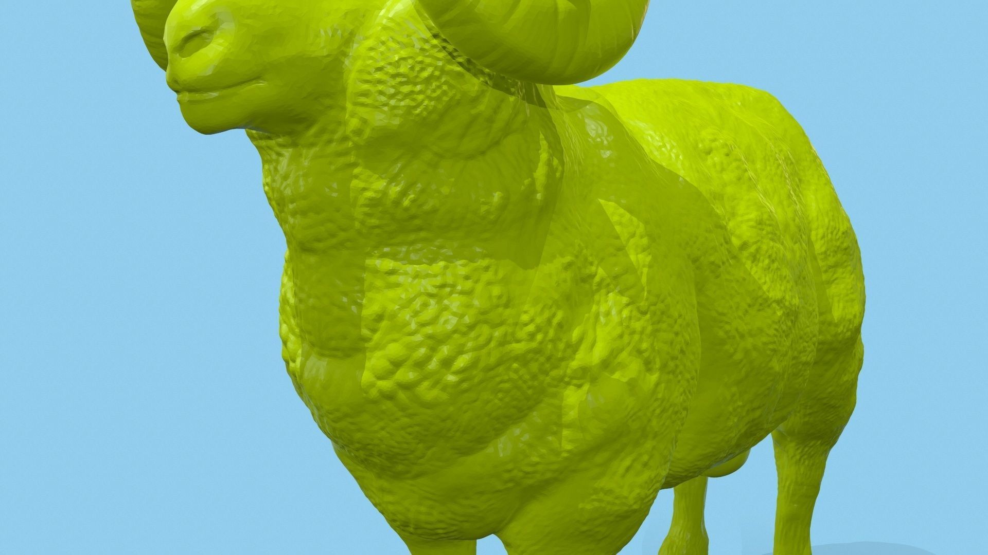 Ram with platform 3D model 3D printable | CGTrader