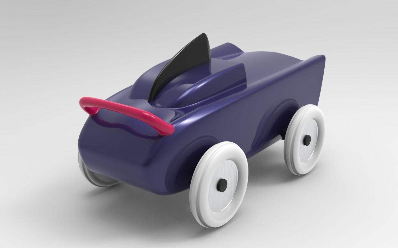 AURA car toy design project model 3D model | CGTrader