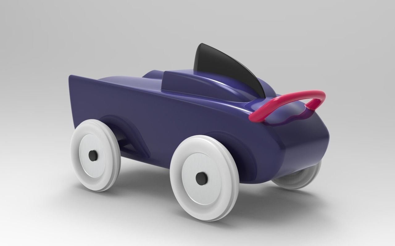 AURA car toy design project model 3D model | CGTrader