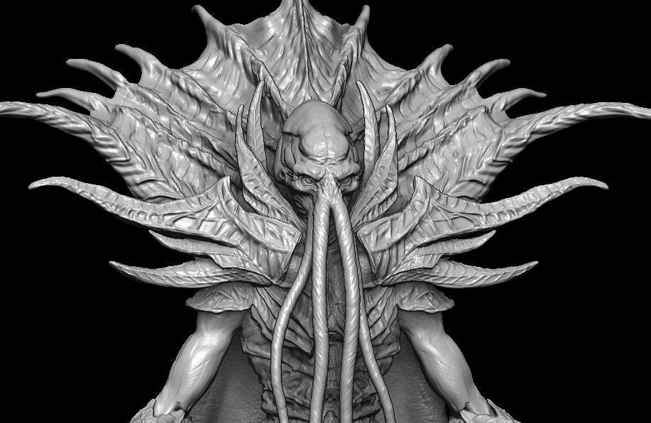 Mind Flayer Figure 3D model | CGTrader