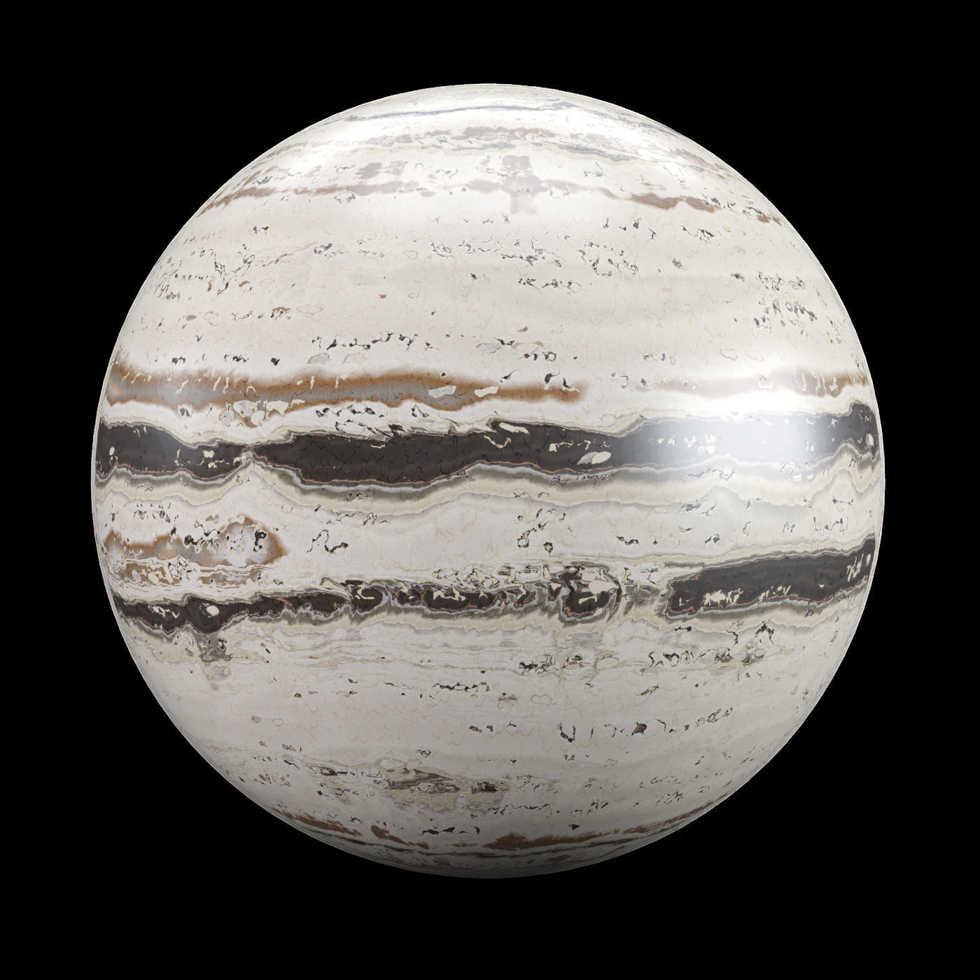 Texture Travertine Vein Cut Stone Texture PBR Vray Corona Blender VR ...