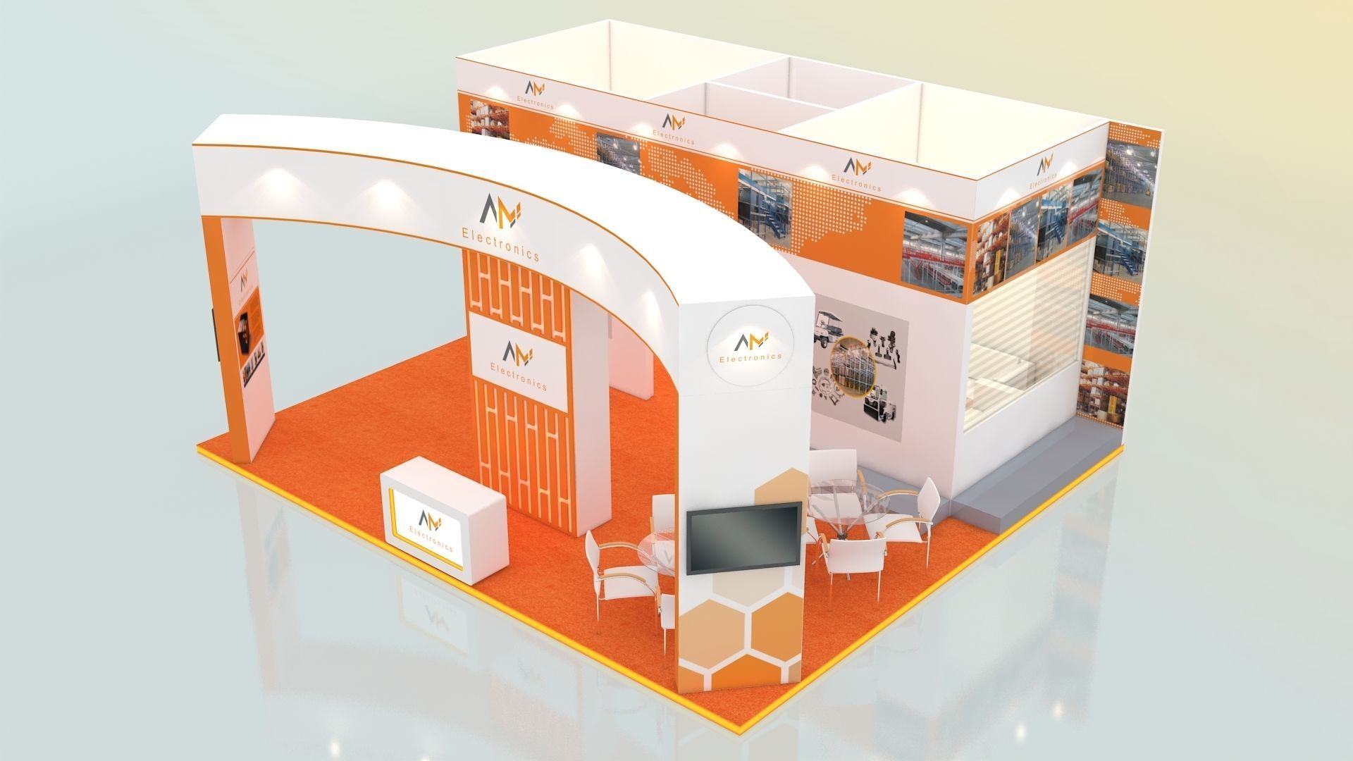 Exhibition Booth 3D model | CGTrader