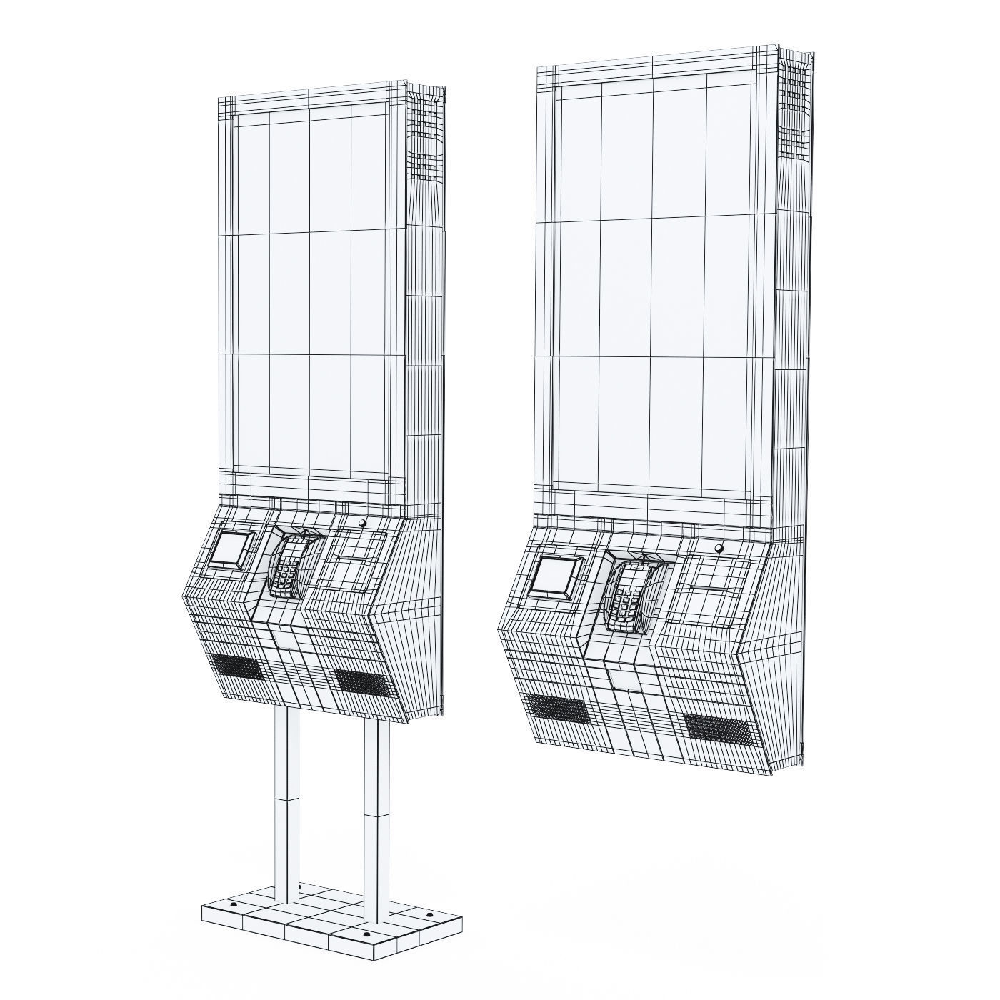 Self servise kiosk 3D model | CGTrader