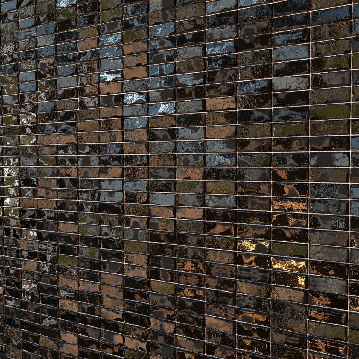 Teal Tile Material 14 - PBR Seamless Textures Texture | CGTrader