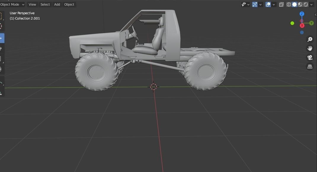 Toyota mud truck free 3D model | CGTrader