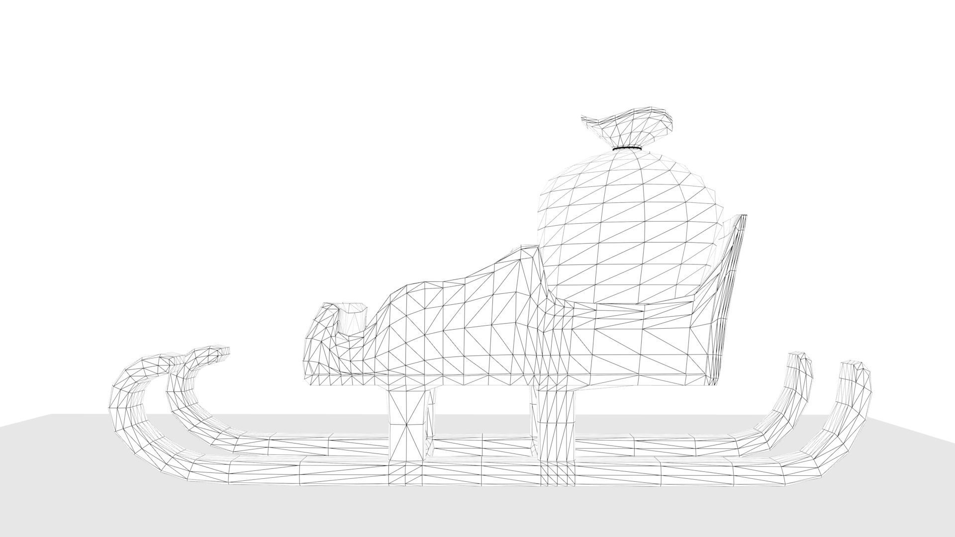 Sleigh 3D Model free 3D model | CGTrader