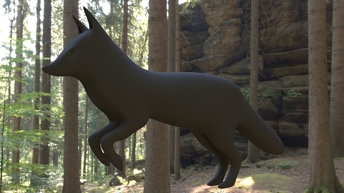 3D model Fox Model VR / AR / low-poly | CGTrader