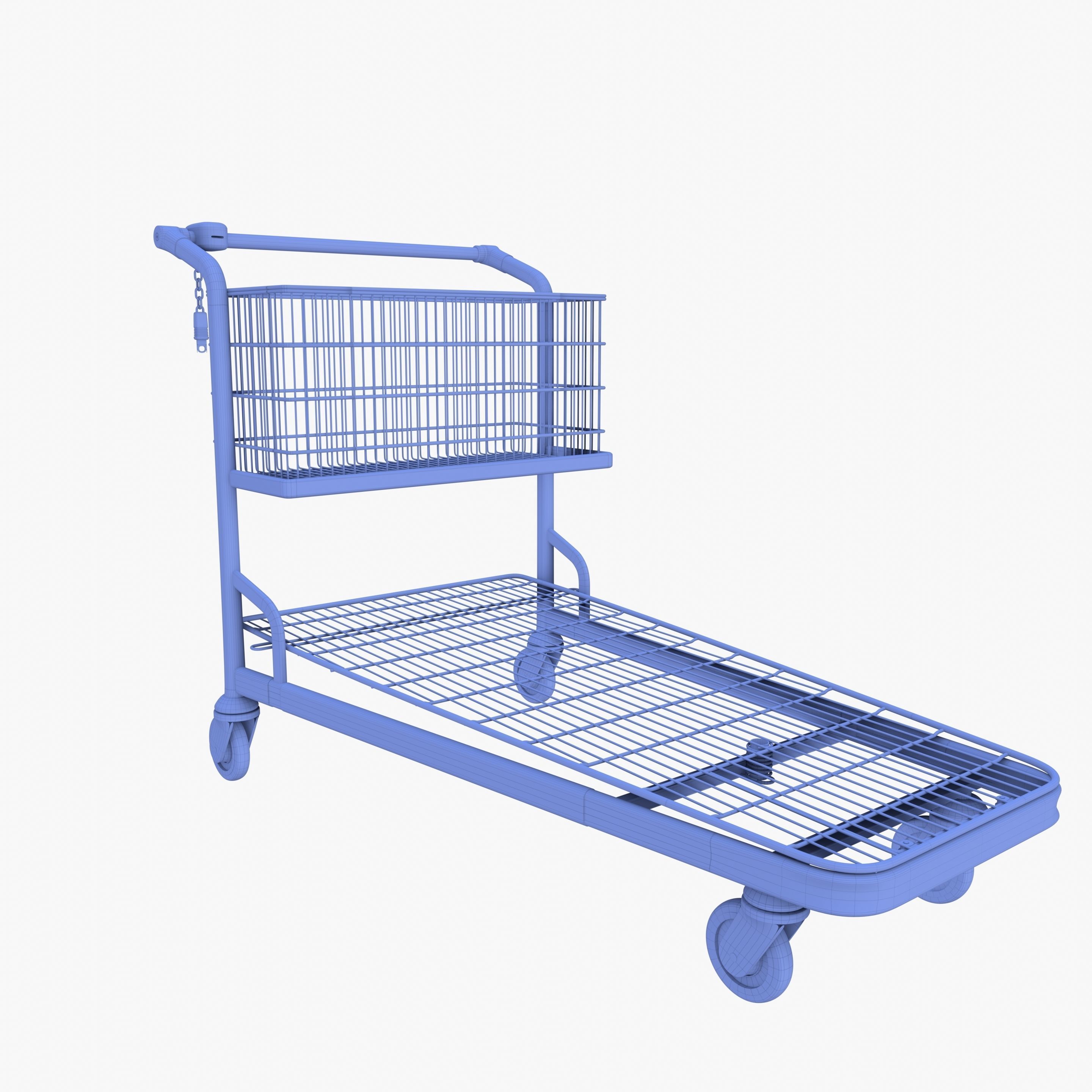 3D model Shopping cart stack v1 VR / AR / low-poly | CGTrader