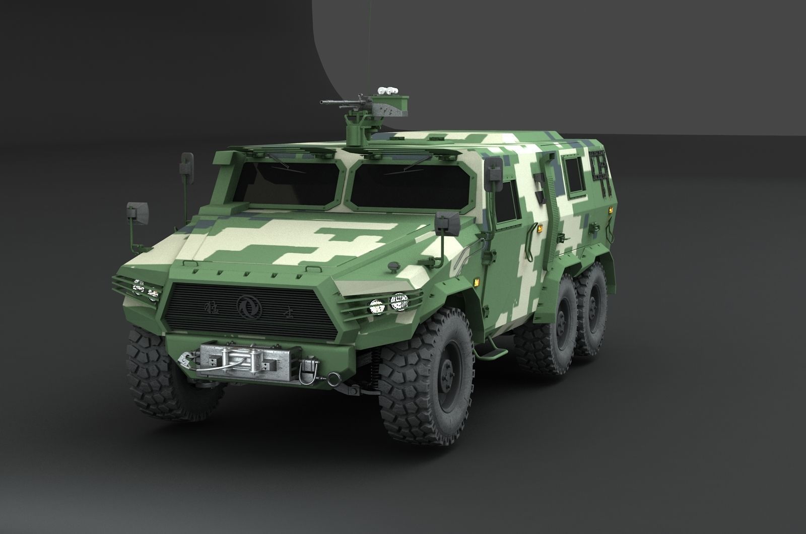 China Army Dongfeng Warrior Armored vehicle 3D model | CGTrader