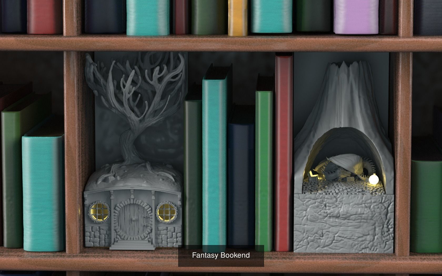 The scenic library bundle 3D Model Collection | CGTrader