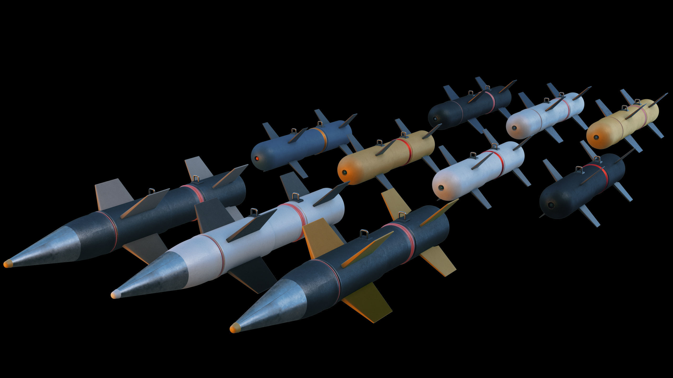 3D model Missile 3d model VR / AR / low-poly | CGTrader
