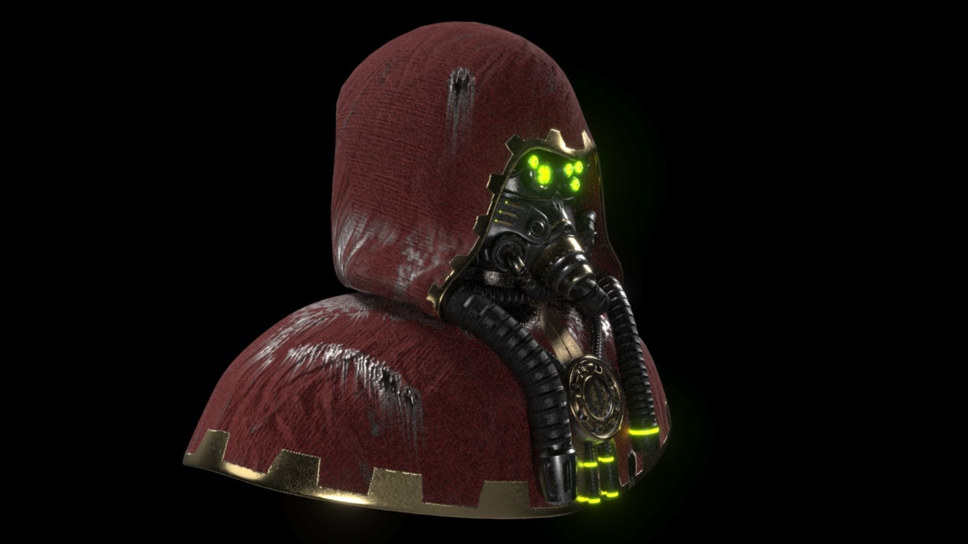 Adeptus Mechanicus Head free 3D model | CGTrader