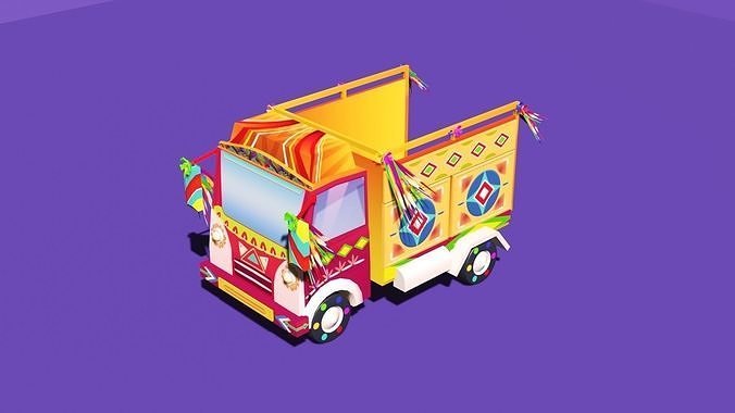 3D model Low Poly vip Truck VR / AR / low-poly | CGTrader