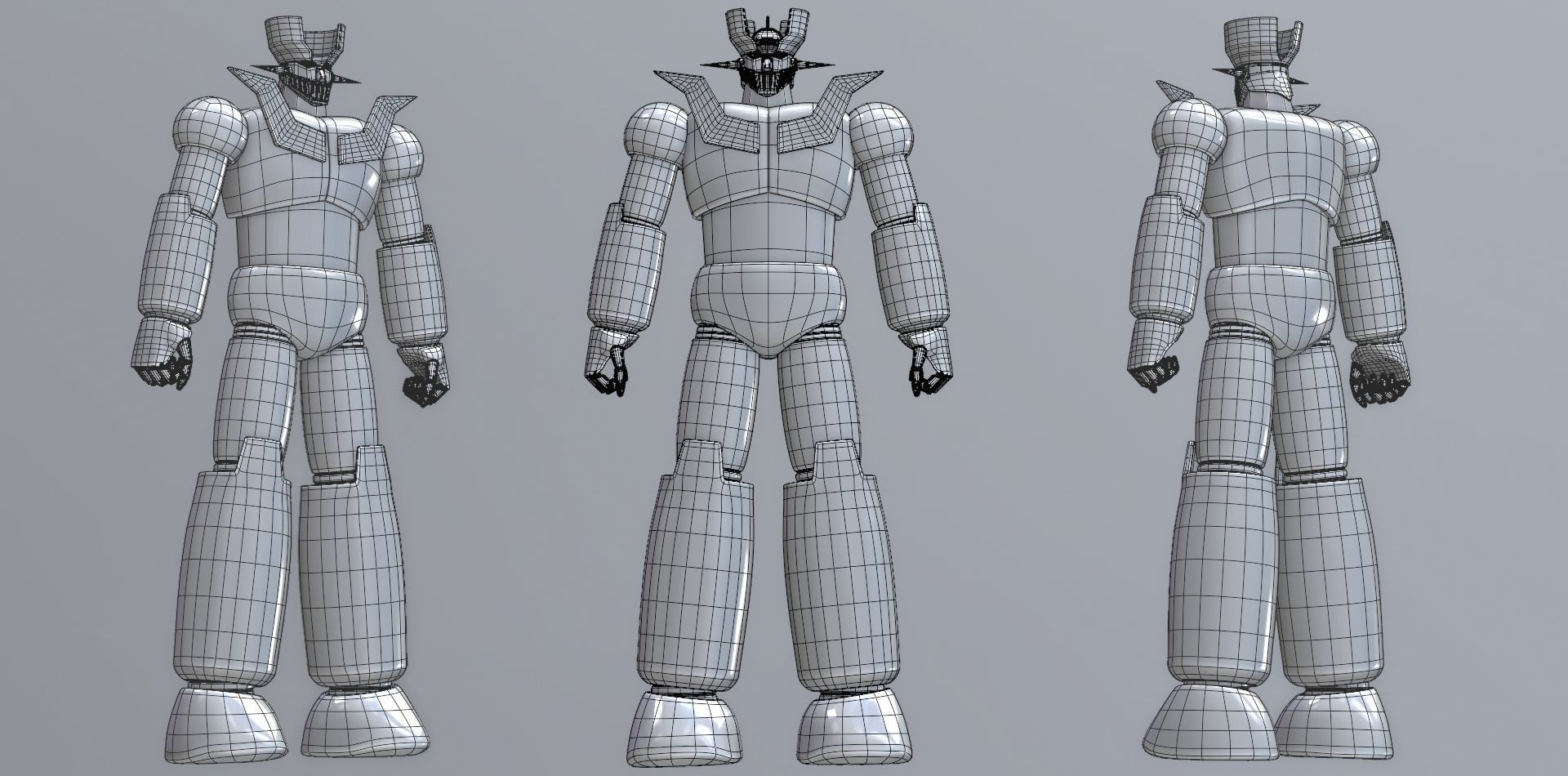 MAZINGER Z First Class with Jet Scrander 3D model | CGTrader