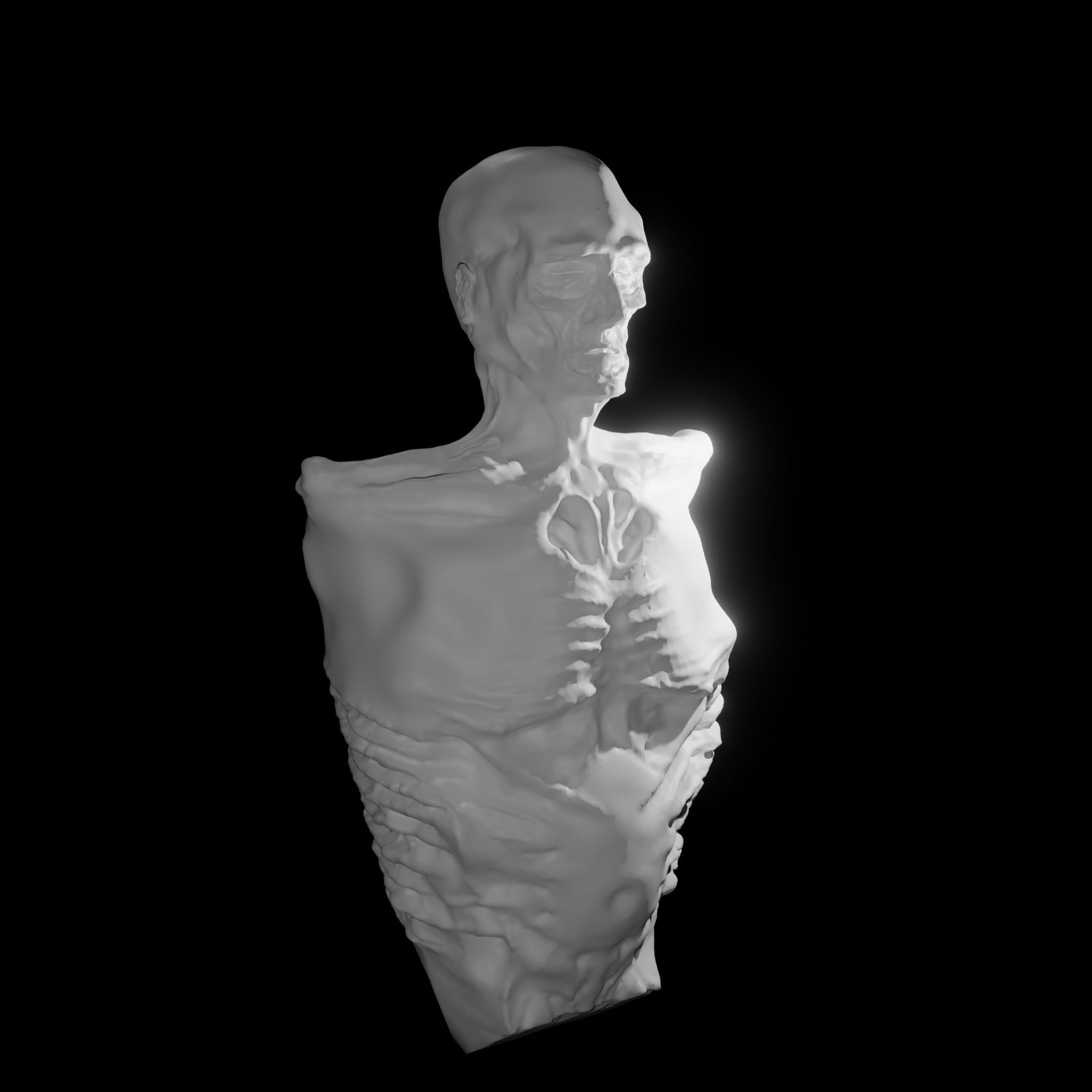 Sculpted model 3D model | CGTrader