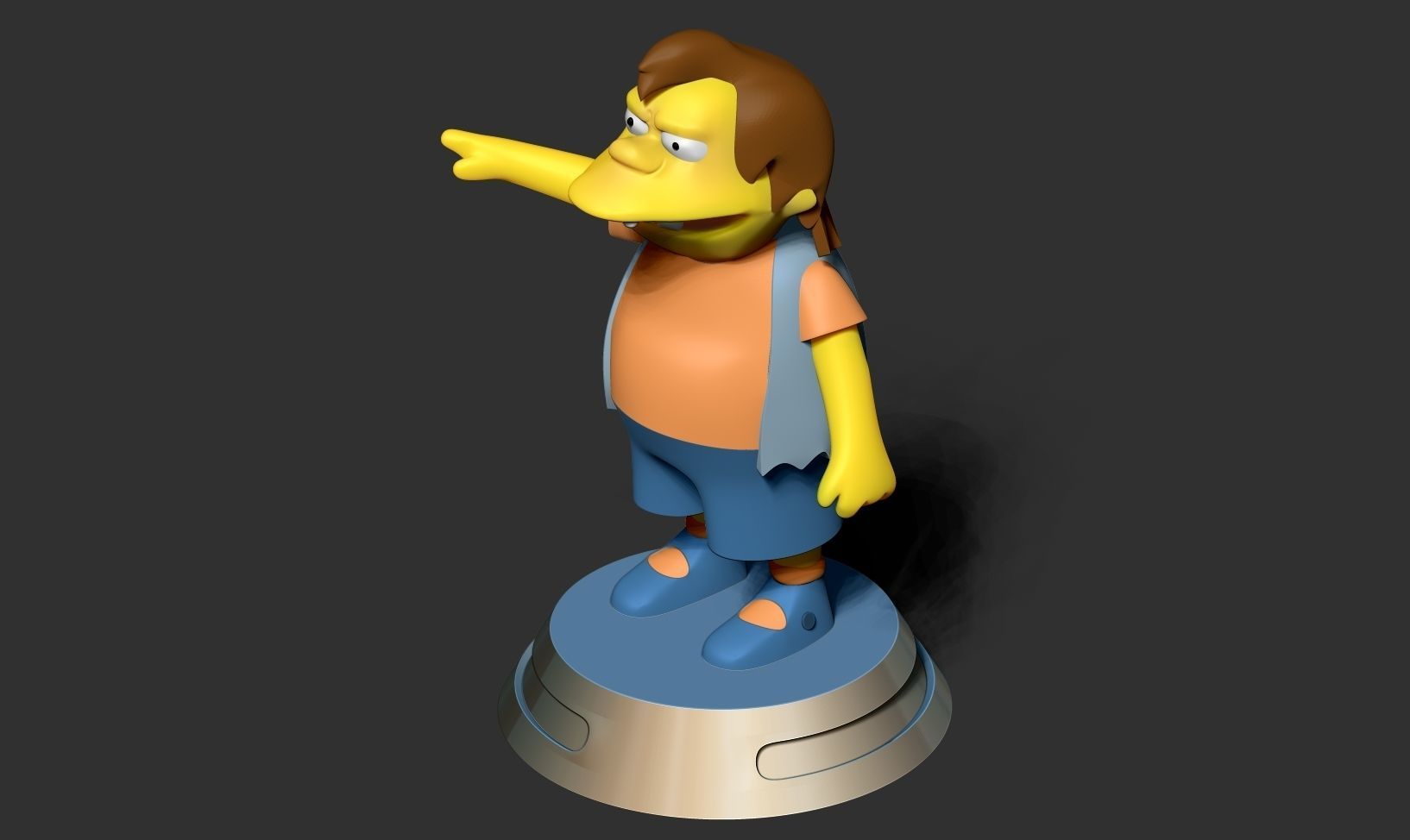 Nelson Muntz - The Simpsons Fan art 3D model 3D printable | CGTrader