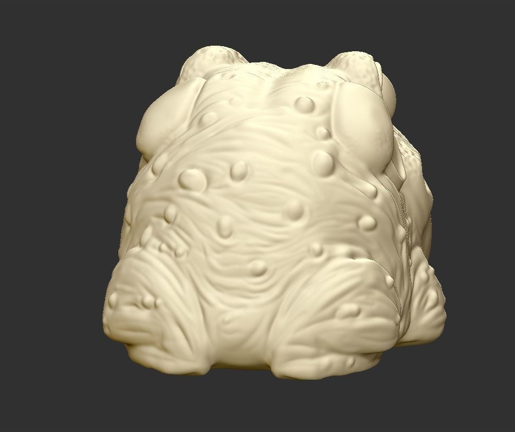 Angry Toad 3D model 3D printable | CGTrader
