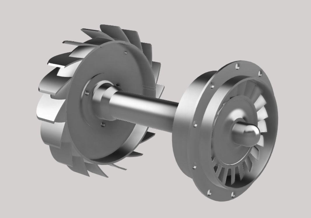 Mini Jet Engine 3D model | CGTrader