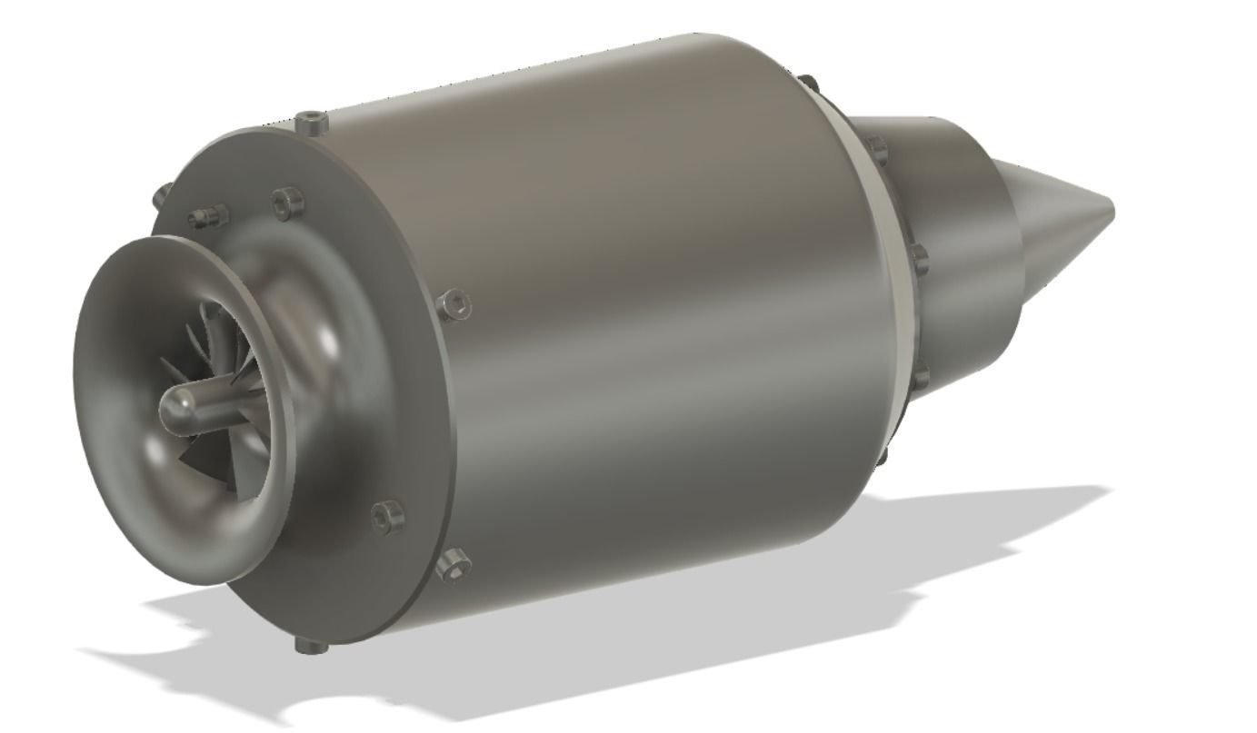 Mini Jet Engine 3D model | CGTrader