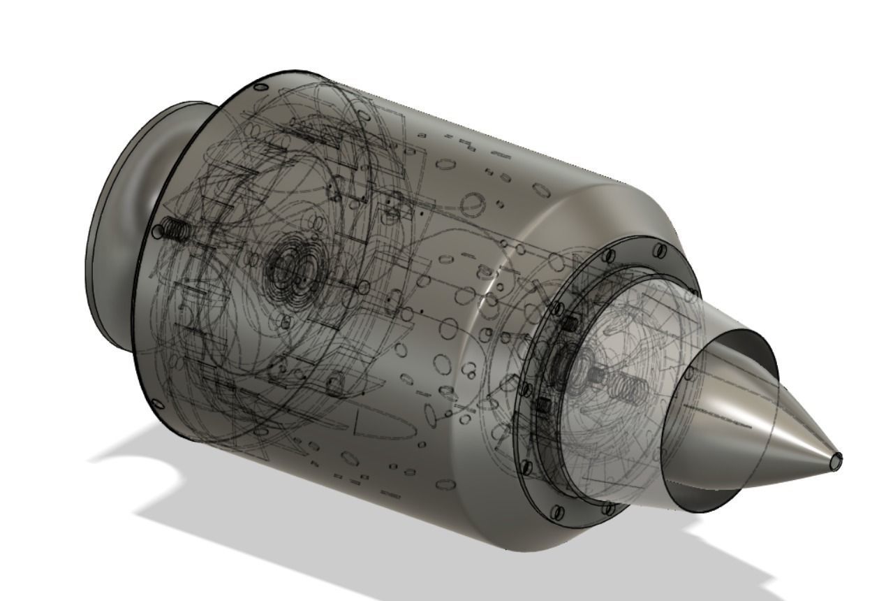 Mini Jet Engine 3D model | CGTrader