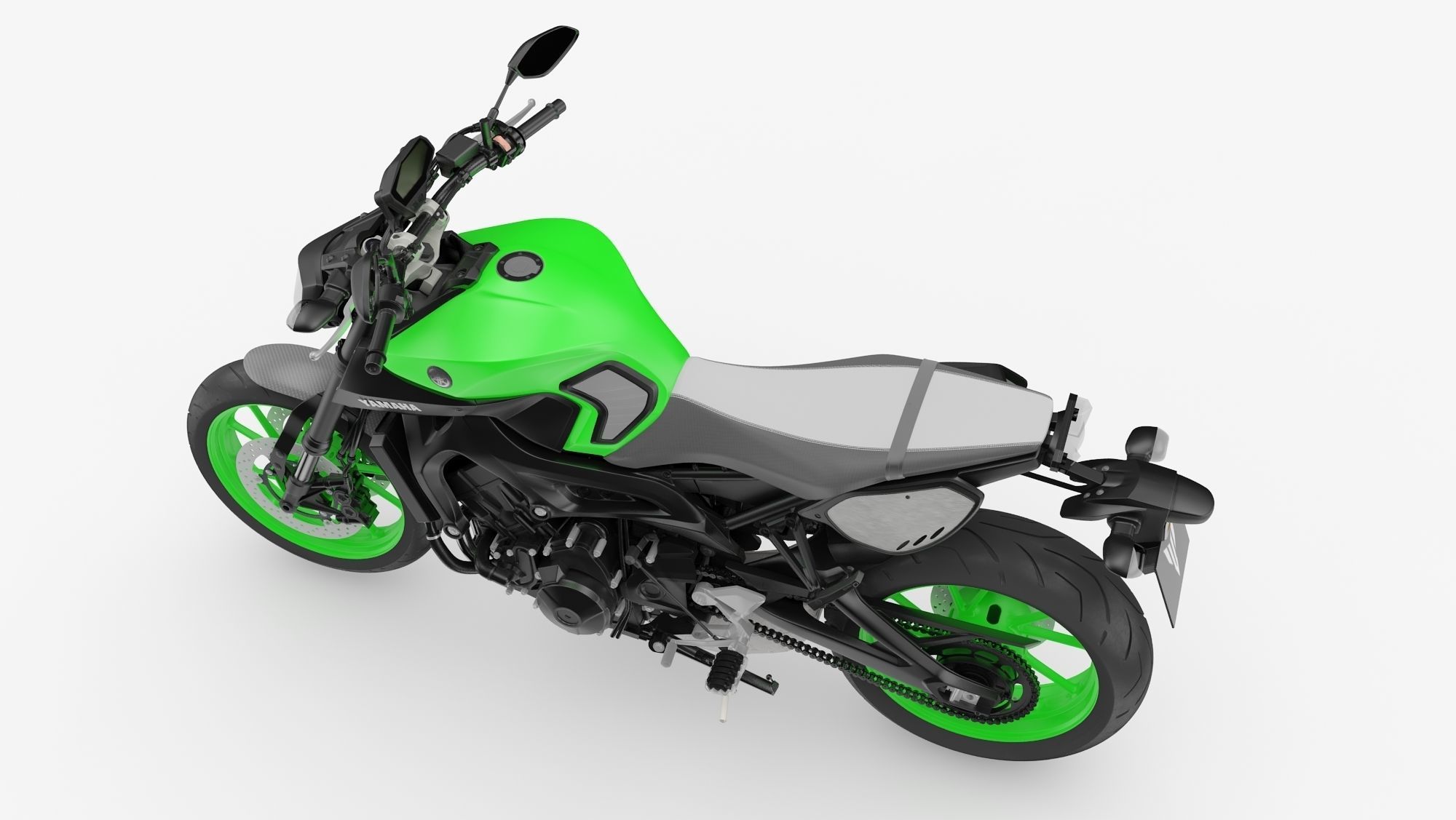 Yamaha MT-09 3D model | CGTrader