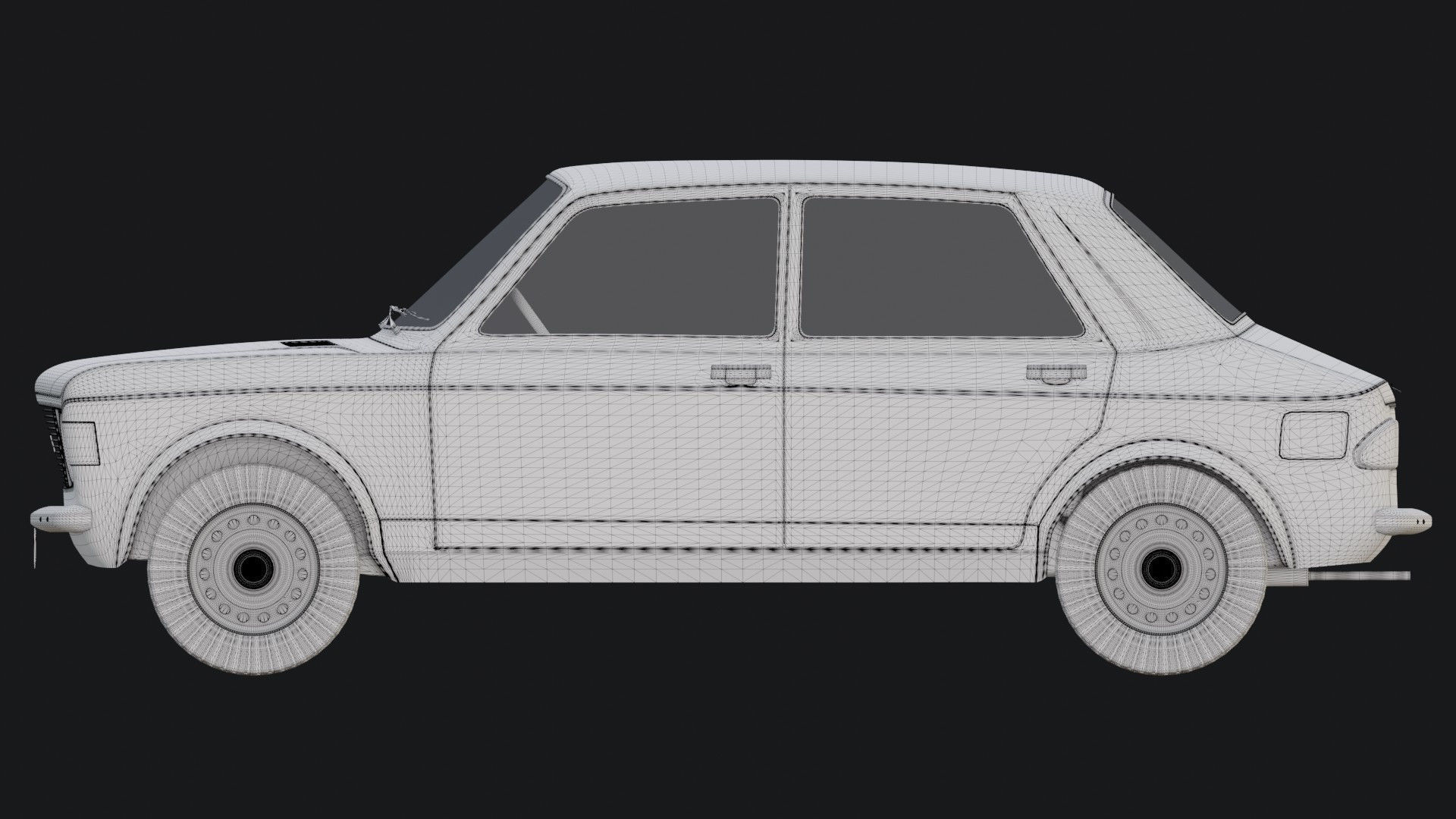 Zastava 1100 - Yugo Skala 3D model | CGTrader