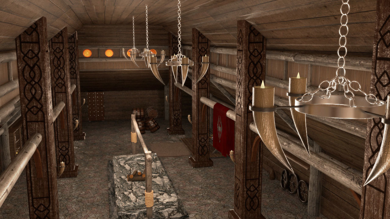 Skyrim Tavern The Elder Scrolls 3D model | CGTrader